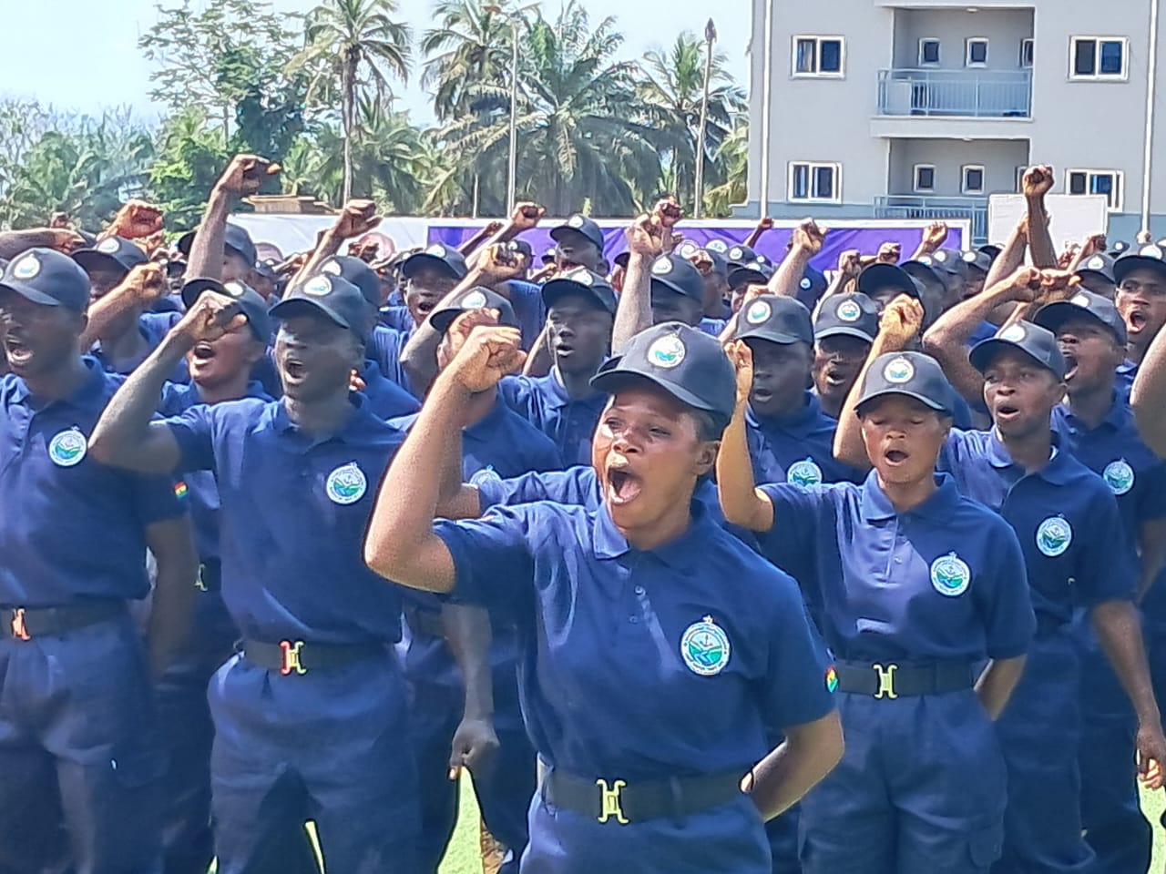 Lands Minister Commissions Third Batch of 636 Blue Water Guards to Intensify Fight Against ...
